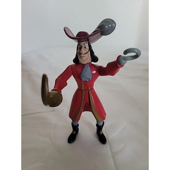 Disney | Toys | Disney Peter Pans Captain Hook 5 Figure Toy Cake Topper ...